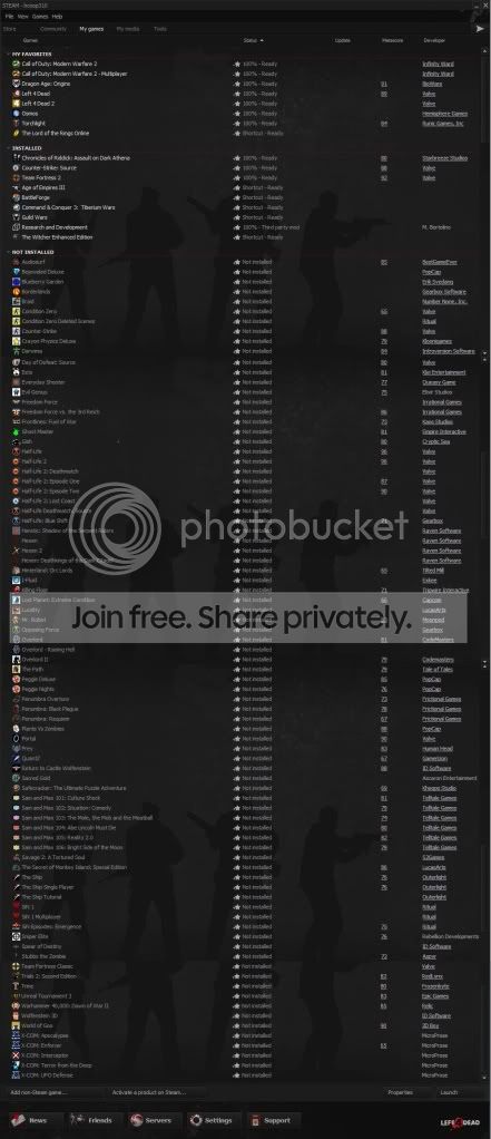 Post a pic of your Steam games list! (aka, the brag about your games ...