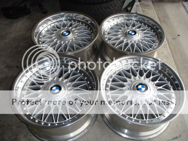 FS: OEM BMW BBS 18" Staggered 2-piece Style 5's (5x120) w/ new tires ...