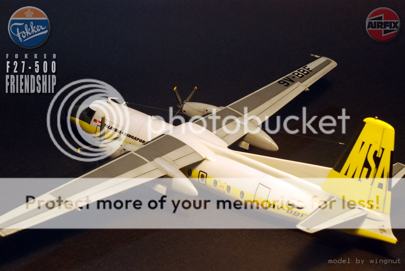 1/72 Airfix Fokker F27 Friendship in MAS Livery | WW2Aircraft.net Forums