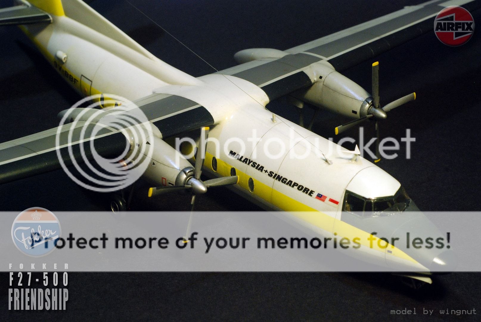 1/72 Airfix Fokker F27 Friendship in MAS Livery | WW2Aircraft.net Forums